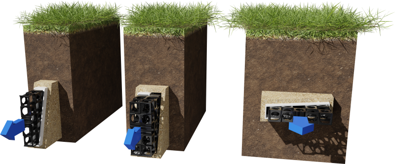 Trench Drainage - Strip Filter Drains by Atlantis Corporation