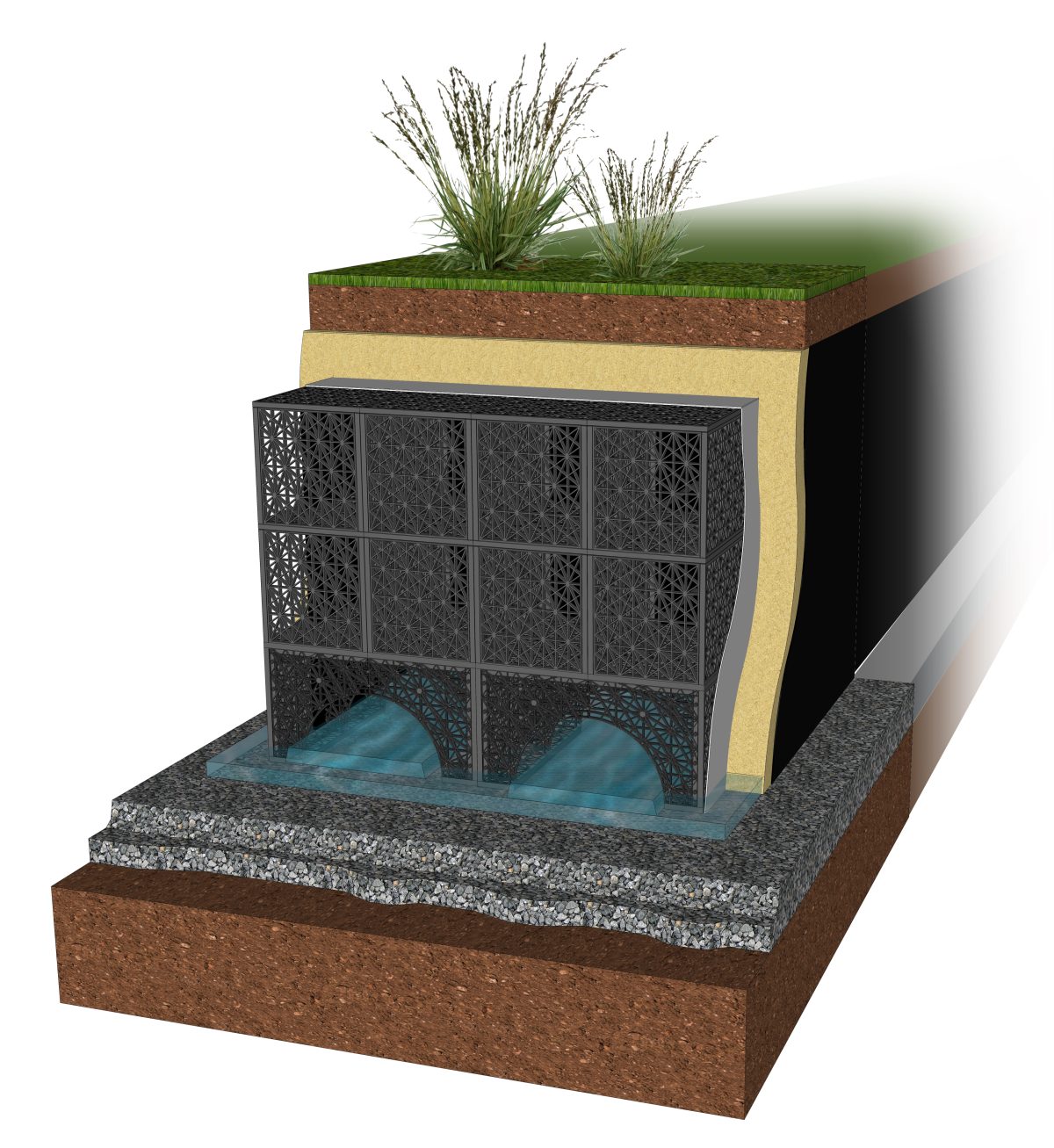 Flo-Arch® - Vaulted Pipeline System by Atlantis Corporation